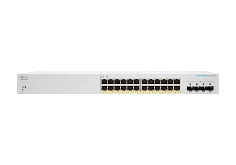 Cisco Cbs220 24fp 4x Managed Gigabit Ethernet Network Switch 24 Port Sfp