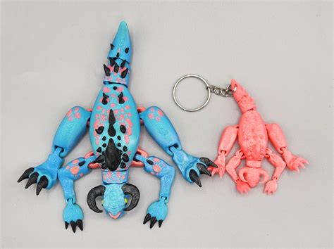 Stl File Fallout Cute Flexi Deathclaw 🦸 3mf・3d Printable Model To