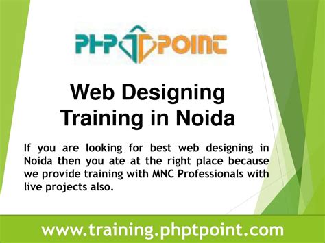 Ppt Web Designing Training In Noida Powerpoint Presentation Free Download Id8425868
