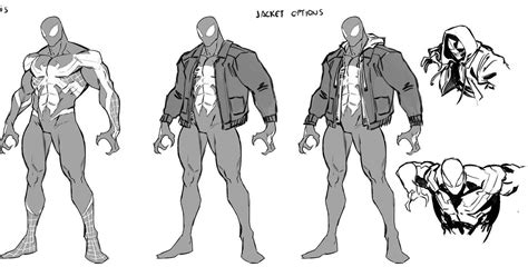 Concept Designs For Eddie Brock As Spiderman In Extreme Venomverse R