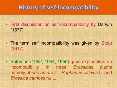 Self Incompatibility Ppt