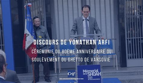 Le Crif En Action Retour Sur La Commémoration Du 80ème Anniversaire