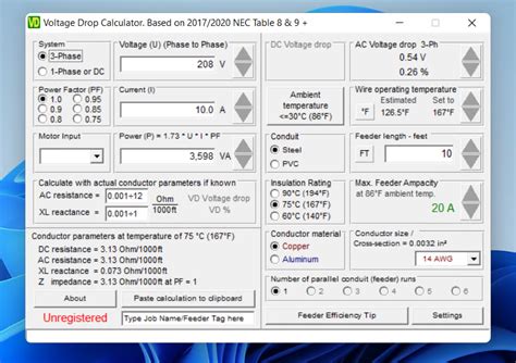 Voltage Drop Calculator Online Cityofclovis Org