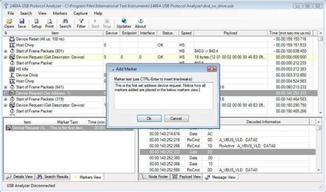 International Test Instruments 1480a Usb Protocol Analyzer Software Tutorial
