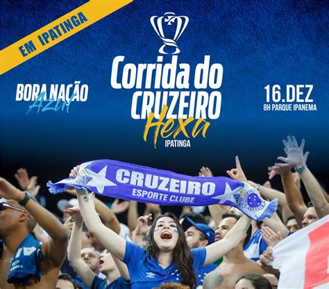 Alô Nação Azul Cruzeiro Correr Junto Torcedores Interior Grande Sucesso