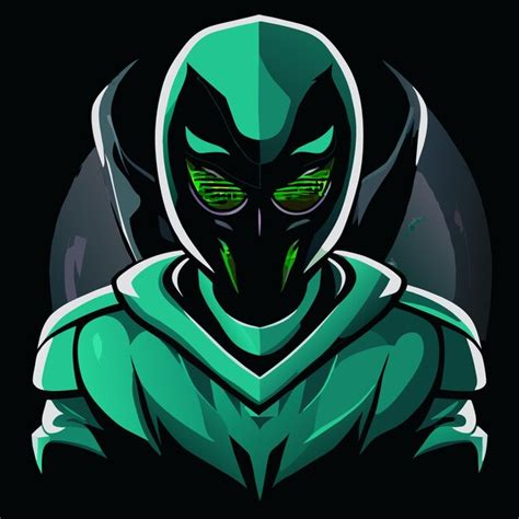 Alien Mascot Vector Graphics Library biblioteca de gráficos vetoriais