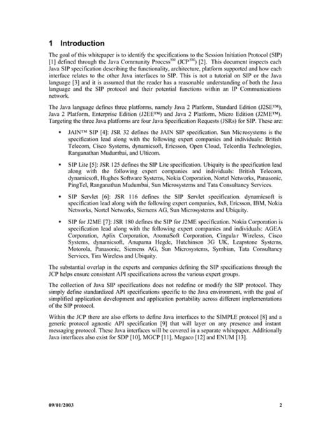 Java Sip Specifications Pdf
