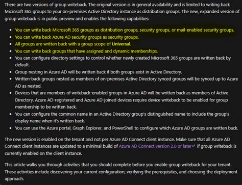 Group Sync From Azure Ad To Onprem Ad Microsoft Qanda