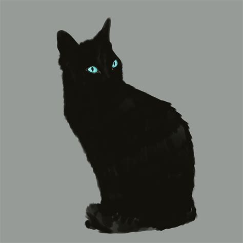 Artstation Black Cat Wip