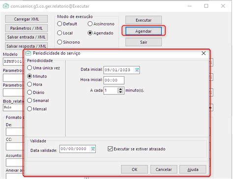 TECNOLOGIA WebServices Como efetuar o agendamento da execução de um