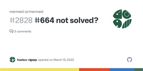 664 not solved · issue 2828 · mermaid js mermaid · github