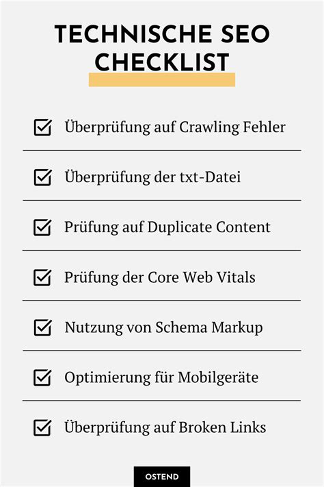 Technisches SEO Anleitung Best Practices Und Checkliste Ostend Digital