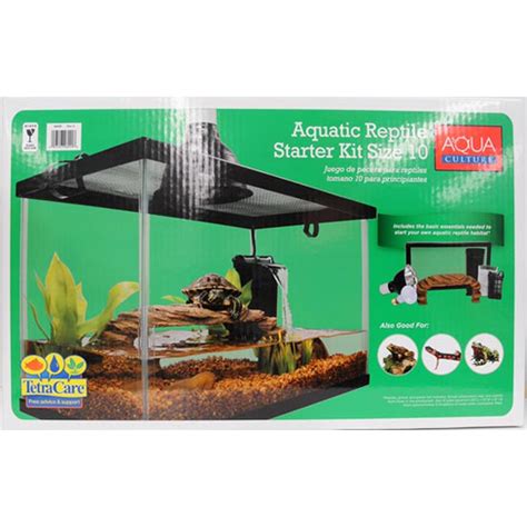 Aqua Culture 10 Gallon Turtle And Aquatic Reptile Habitat Starter Kit