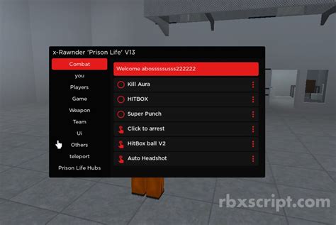 Prison Life Kill Aura Hitbox Super Punch