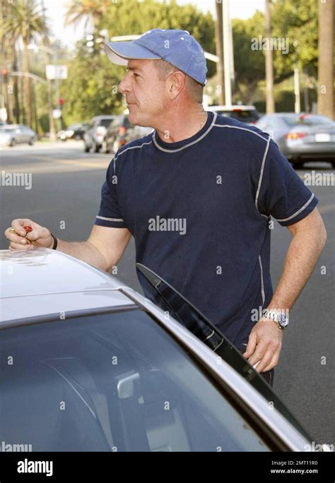 Lindsay Lohans Father Michael Lohan Chats With Photographers While Out