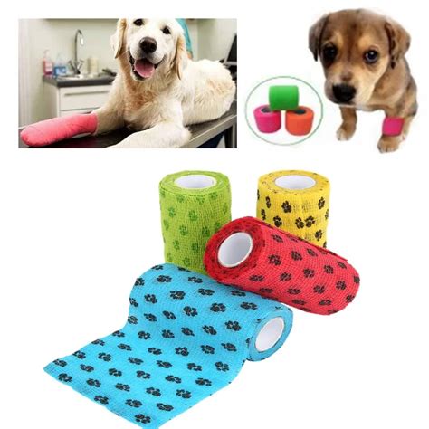 Dog Self Adherent Breathable Bandage Pet Dog Supplies Self Adhering