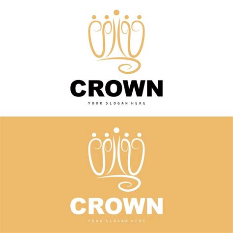 Premium Vector Crown Logo King And Queen Icon Design Vector Elegant