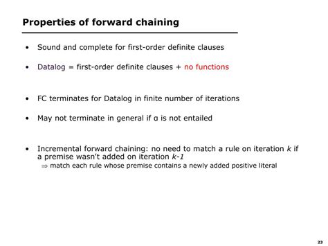 Ppt First Order Logic Inference Methods For Propositionalization And