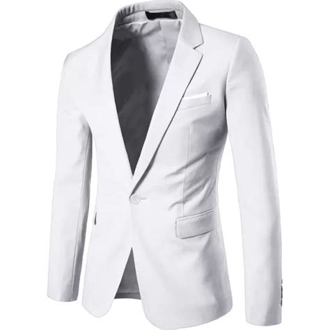 Ynd Mens Suit Jacket One Button Slim Fit Solid Coat Casual Blazerdeep