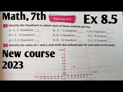 Exercise 8 5 Class 7 Math New Course 2023 Kpk And PTB Class 7th Math