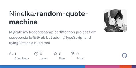 Github Ninelka Random Quote Machine Migrate My Freecodecamp