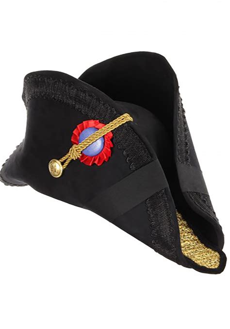 Admiral Bicorn Black Hat For Men Adult Costume Hats