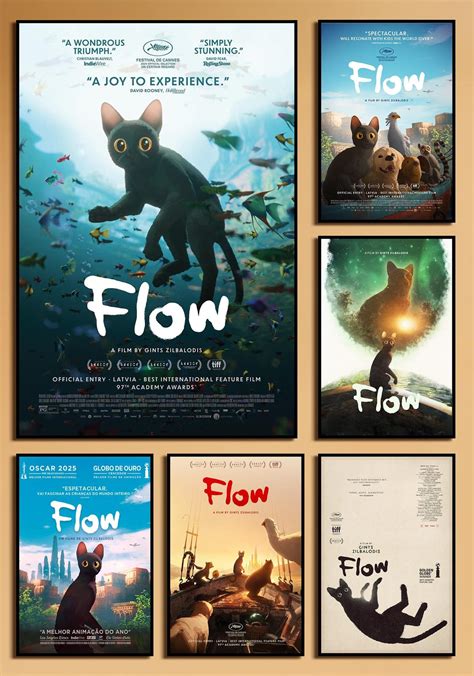 Flow Movie Poster Fantasy Movie Print Film Lover T Home Decor