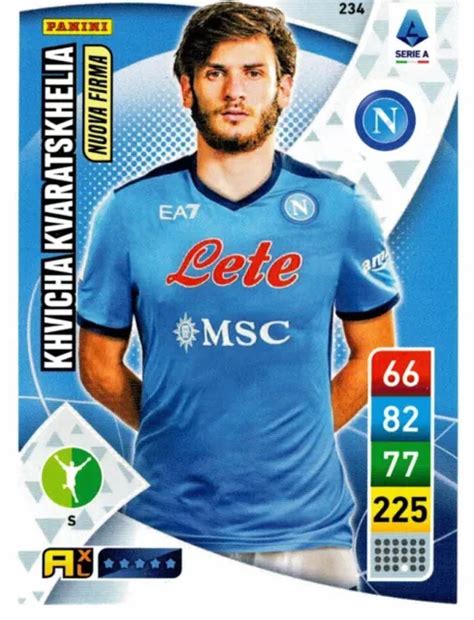 Panini Adrenalyn Xl Calciatori 2022 23 Card N 234 Kvaratskhelia