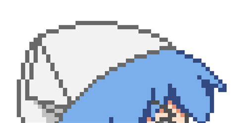 ドット絵 イカ娘 横顔 擬古猫＠非常勤のイラスト Pixiv