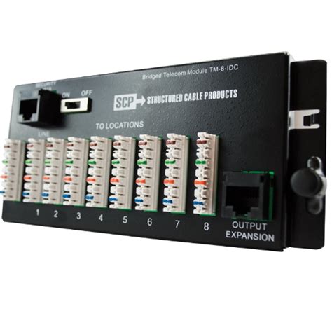Tm 8 Idc 8 Way Telecom Module Structured Wiring