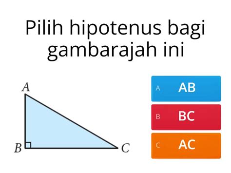 Teorem Pythagoras Quiz