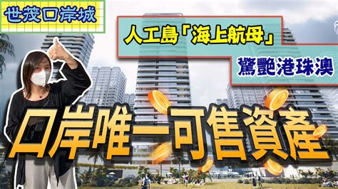 人工島「海上航母」驚艷亮相 世茂港珠澳口岸城 口岸唯一可售資產 10米大陽台睇無邊際海景港珠澳大橋細積辦公海島資產房地產資訊【世紀置業