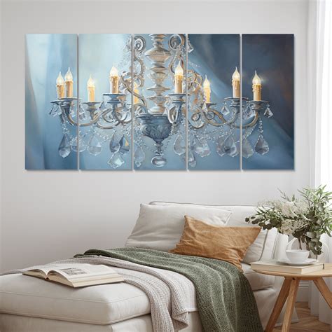 Design Art Chandelier Soothing Serenade I Chandelier Metal Wall Decor