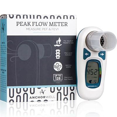 AnchorWell Digital Peak Flow Meter For Asthma And COPD India Ubuy