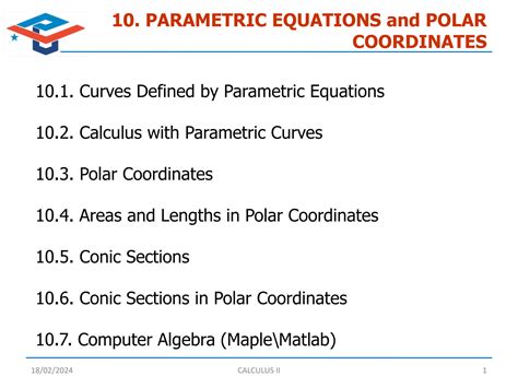 Solution Chapter 10 Parametric Equations And Polar Coordinates 1