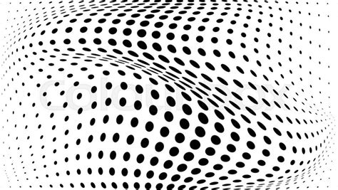 Halftone Convex Distorted Gradient Stock Vector Colourbox