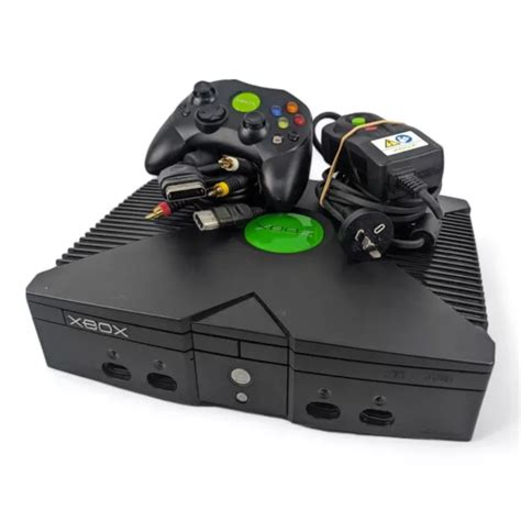 Xbox Original Console Bundle Controller And Power Pack Read Desc 99
