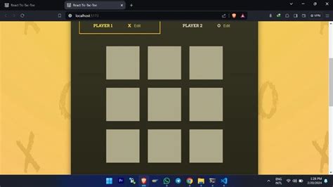 Mastering React Js ~ Tic Tac Toe Game Dorji Gyeltshen