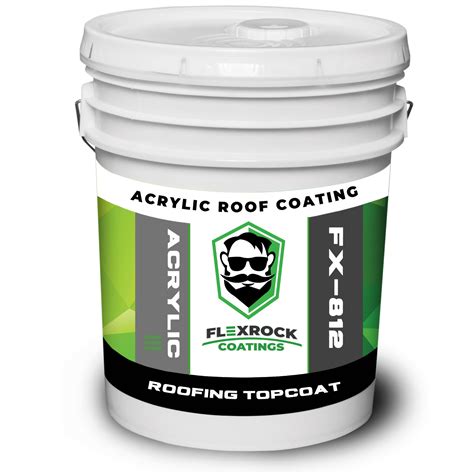 Fx 812 Acrylic Roof Coatings Flexrock Coatings