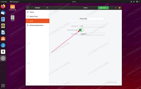 Enable Automatic Login On Ubuntu 20 04
