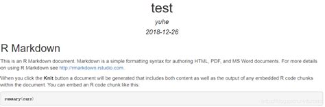 Rmarkdown生成html的样式rmarkdown输出html Csdn博客