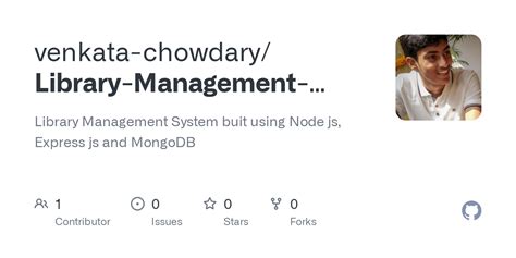 Github Venkata Chowdary Library Management System Library Management System Buit Using Node