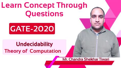 Gate 2020 Most Expected Questions And Solution 4 Toc Undecidability