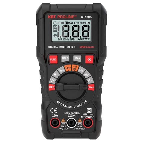 Цифровой мультиметр КВТ KT 130A PROLINE 88549 - выгодная цена, отзывы ...