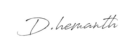 93 d hemanth name signature style ideas good esignature