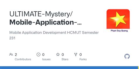 Github Ultimate Mystery Mobile Application Development Hcmut Semester Mobile Application
