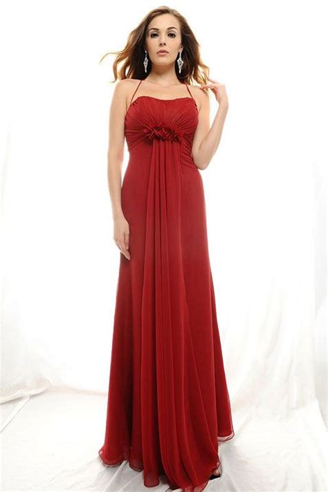 Amazing A Line Empire Waist Chiffon Dress For Bridesmaid Halter