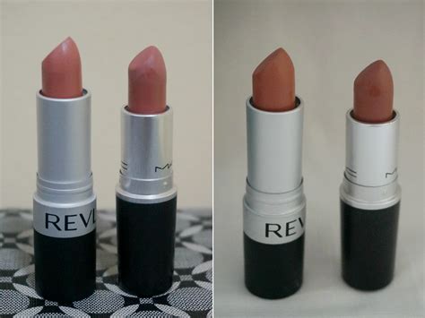 Lipstick Dupe Alert Mac Velvet Teddy Vs Revlon Matte In Mauve It Over