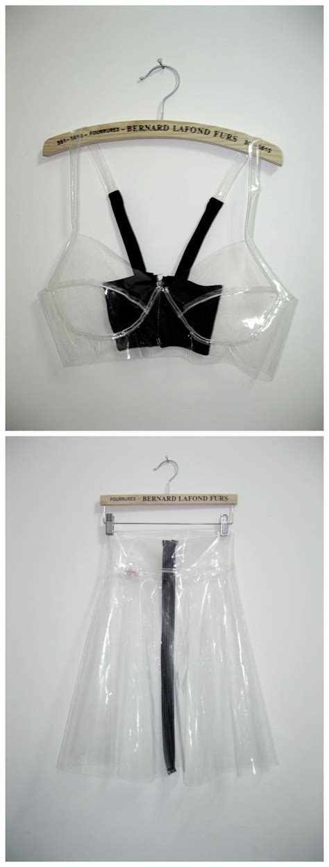 Sexy Clear Pvc Bra Top And Skirt Set On Storenvy