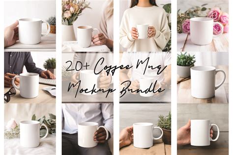 Coffee Mug Mockup Bundle Mug Bundle Graphic By Fly Mockup Store